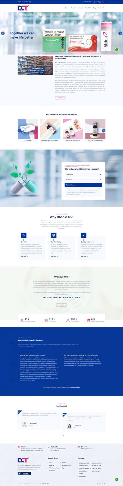 Pharmaceutical Website Design | Pharma Companies Website Development Services